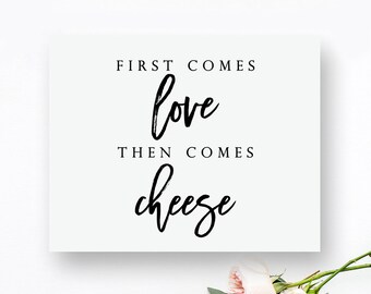 Cheese Sign Wedding - Etsy