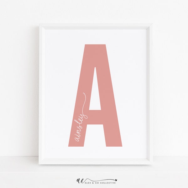Initial Printable - Etsy
