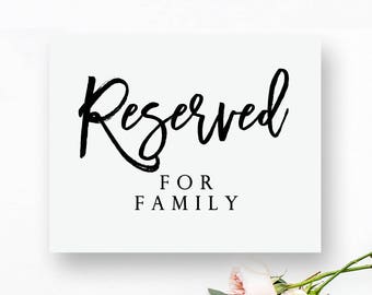 Reserved for Family - Etsy