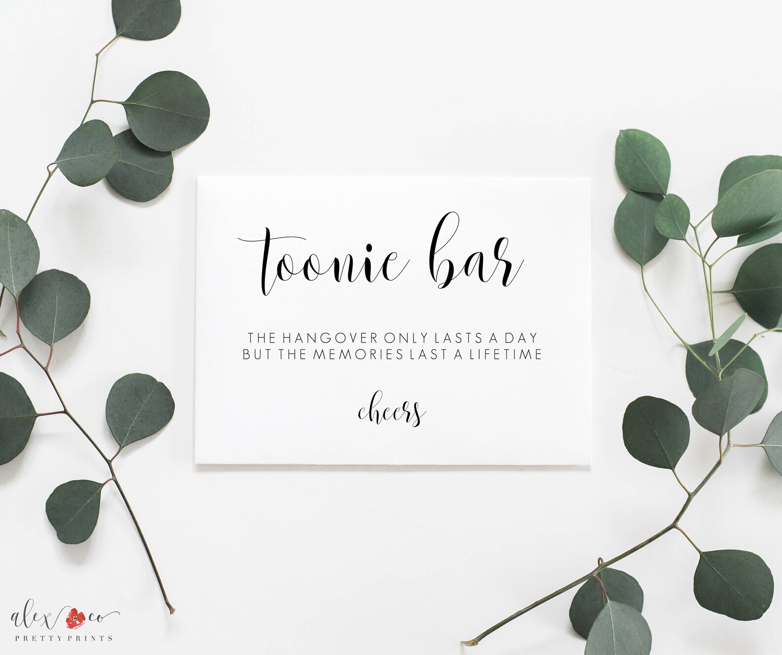 Toonie Bar Printable. Toonie Bar Sign. Printable Toonie Sign. - Etsy Canada