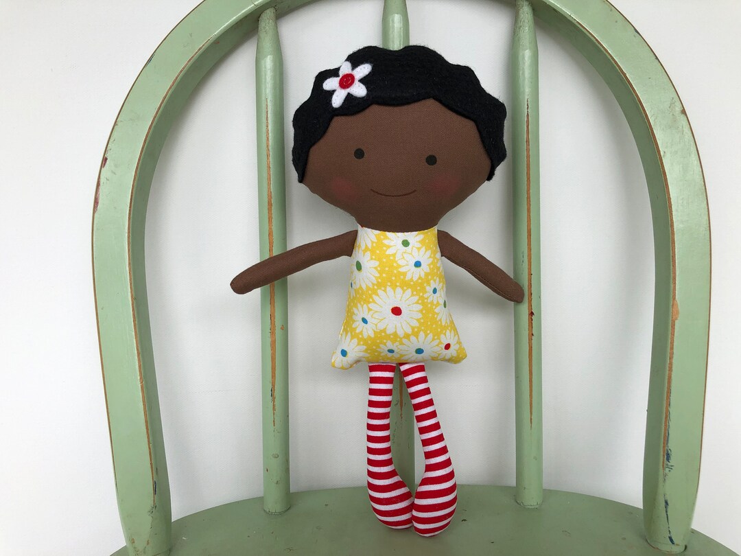 Black, African American, Handmade Rag Doll, Perfect for Imaginative ...