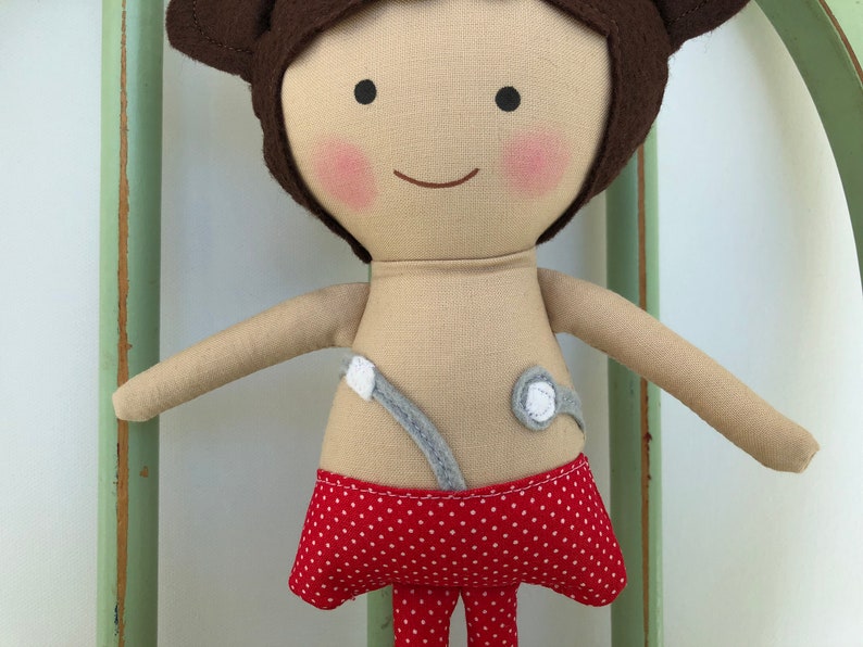 Special Needs Handmade Rag Doll With G Tube and Dialysis Port | Etsy