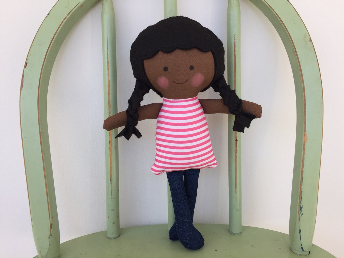 Black African American Handmade Rag Doll Perfect for - Etsy