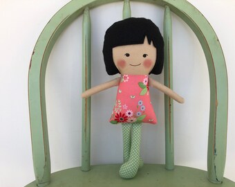Handmade Asian Rag Doll Perfect Size for Small Hands - Etsy