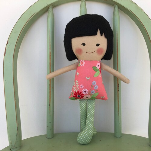 Handmade Asian Rag Doll Perfect Size for Small Hands | Etsy