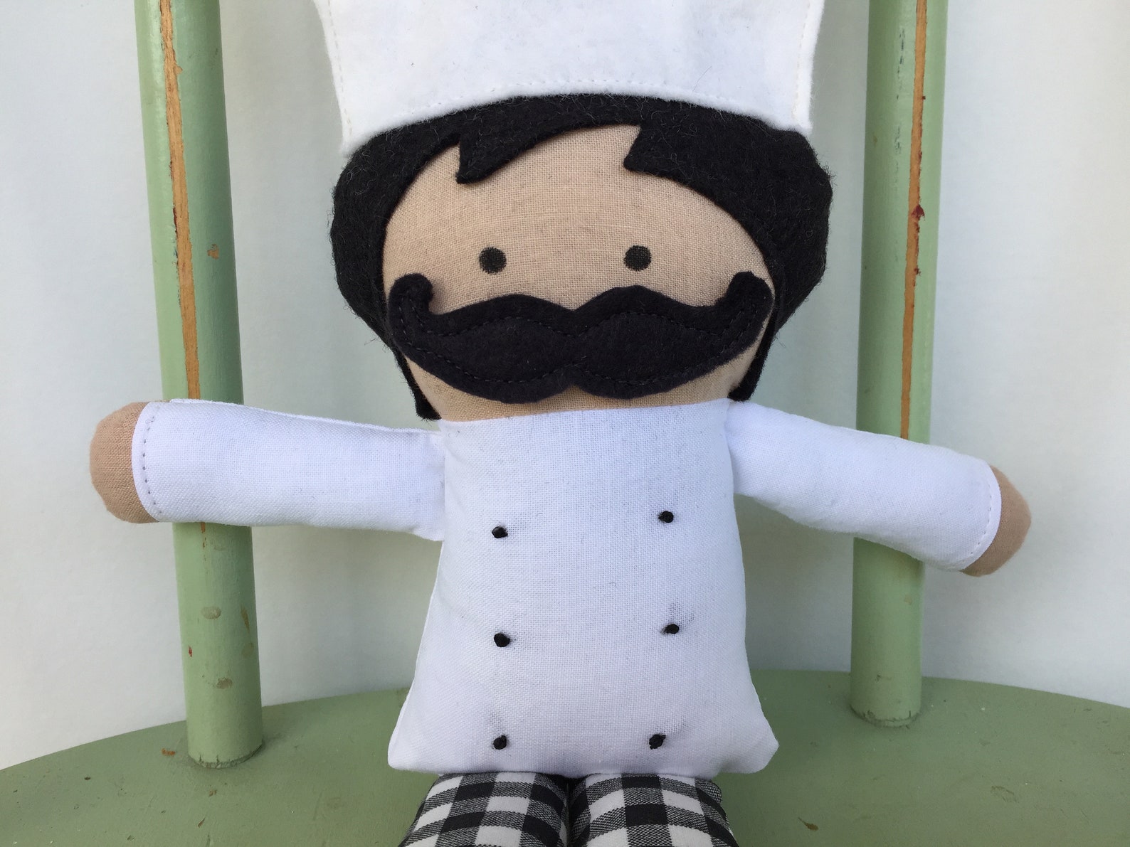 Chef Cook rag doll perfect for imaginative play | Etsy