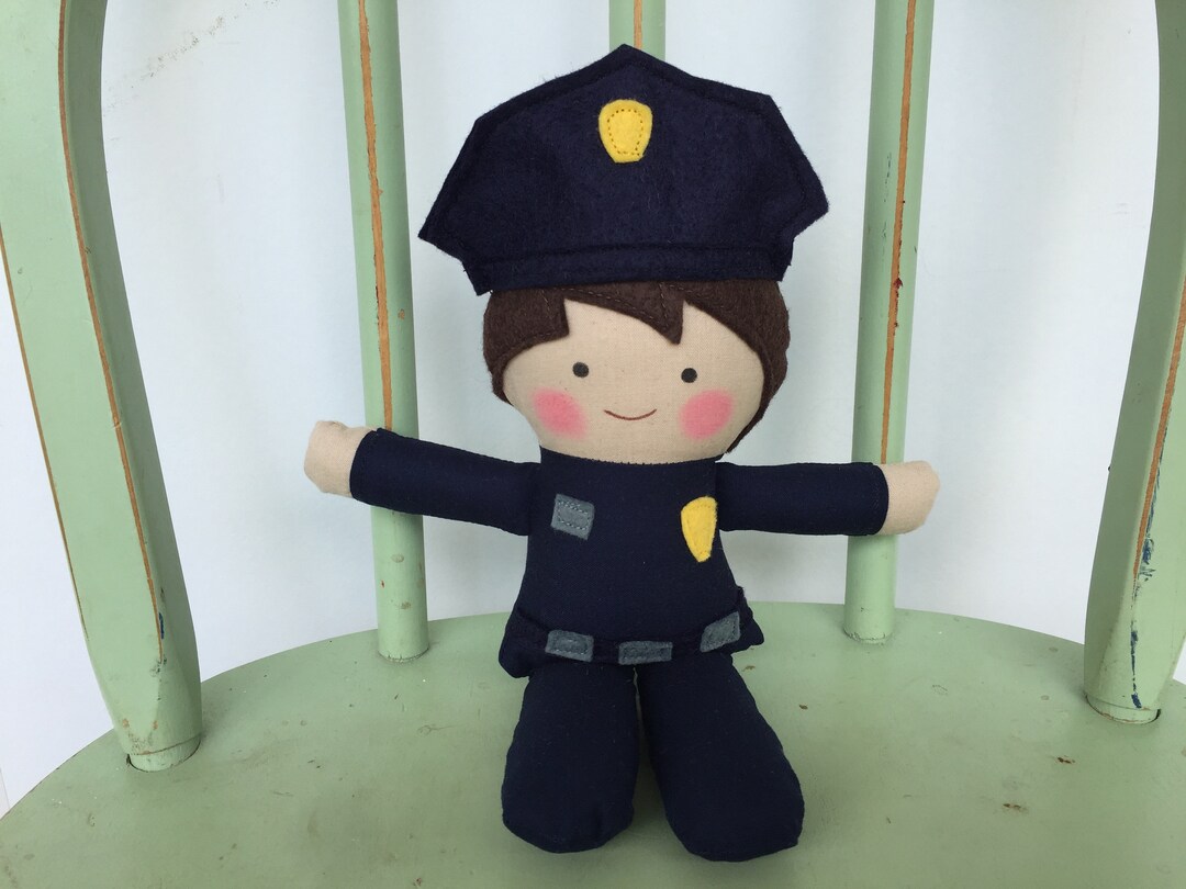 Policeman, Policewoman, Rag Doll, Perfect for Imaginative Play - Etsy