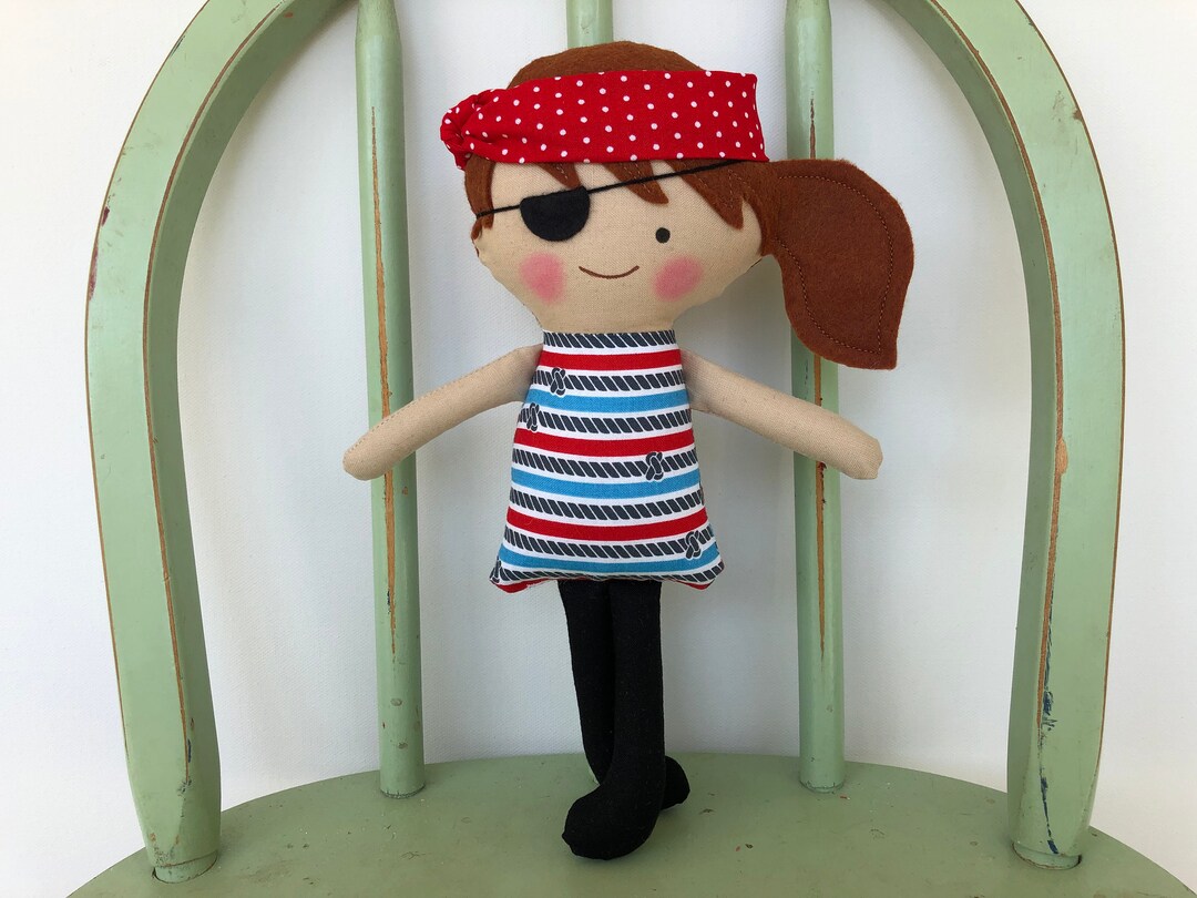 Little Girl Pirate Doll Perfect for Imaginative Play - Etsy