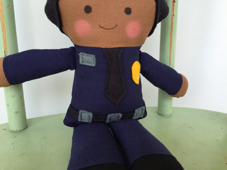 Policeman Policewoman Rag Doll Perfect for Imaginative - Etsy