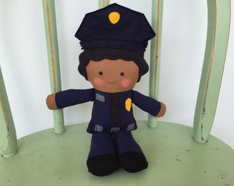 Police Woman Doll | Etsy