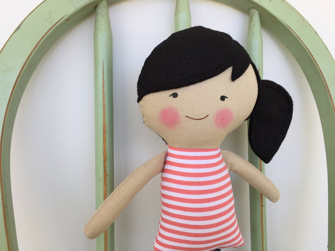 Handmade Asian Rag Doll Perfect Size for Small Hands - Etsy