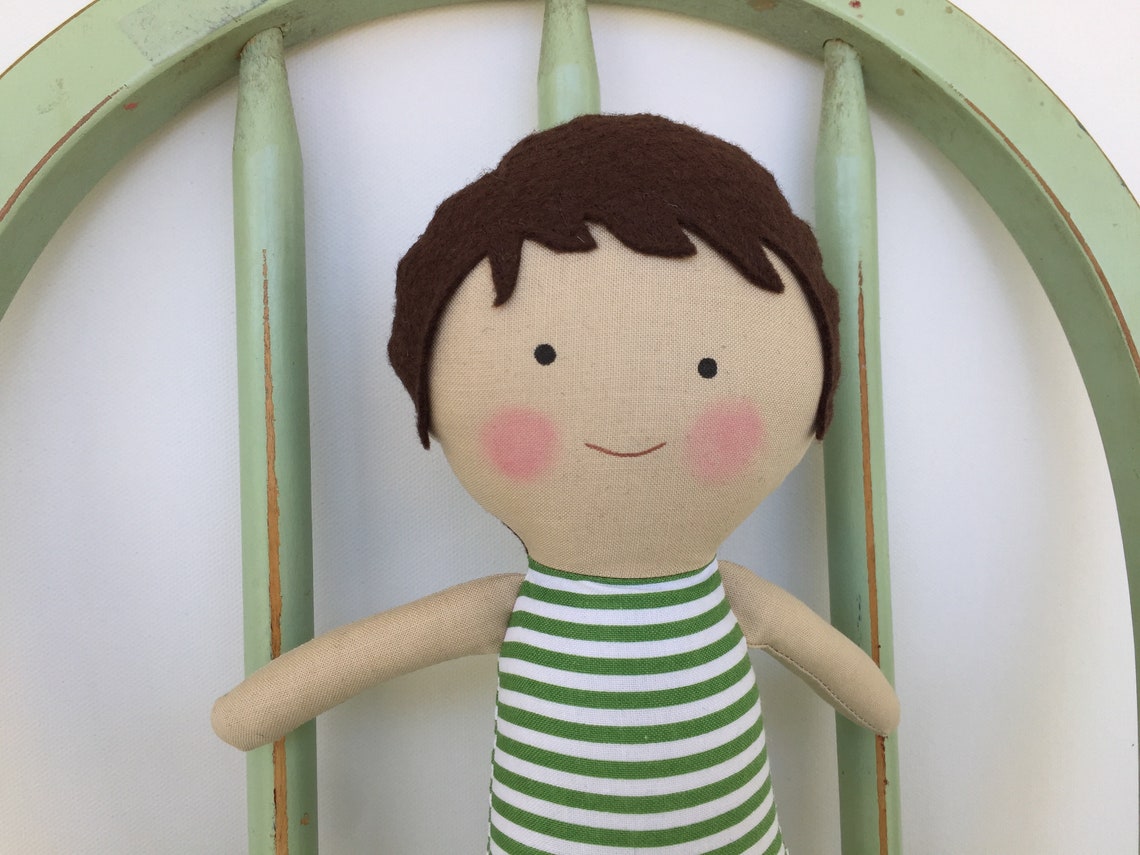 Little Boy Handmade Rag Doll Perfect for Imaginative Play - Etsy