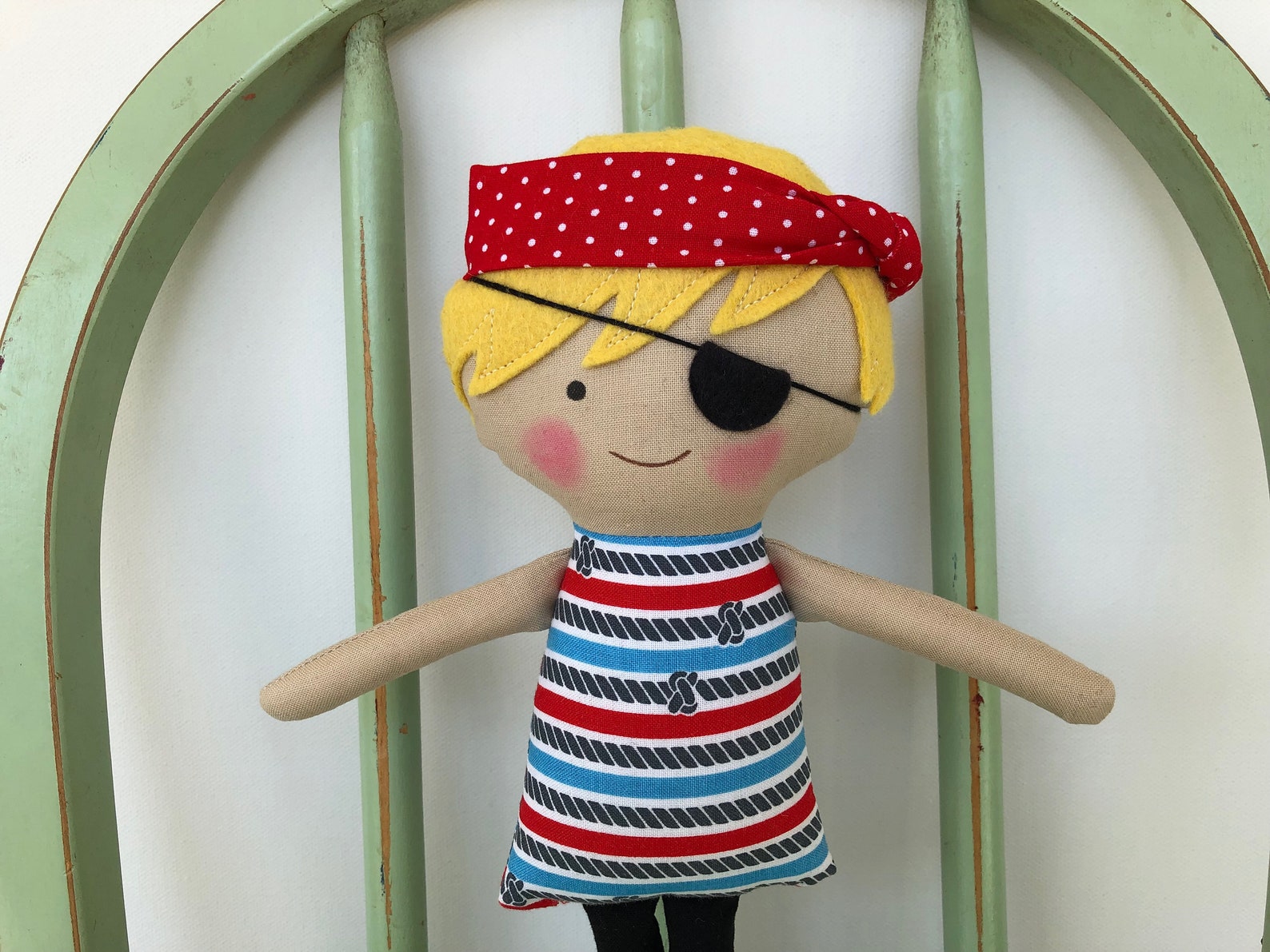 Pirate Boy Rag Doll Perfect for Imaginative Play | Etsy