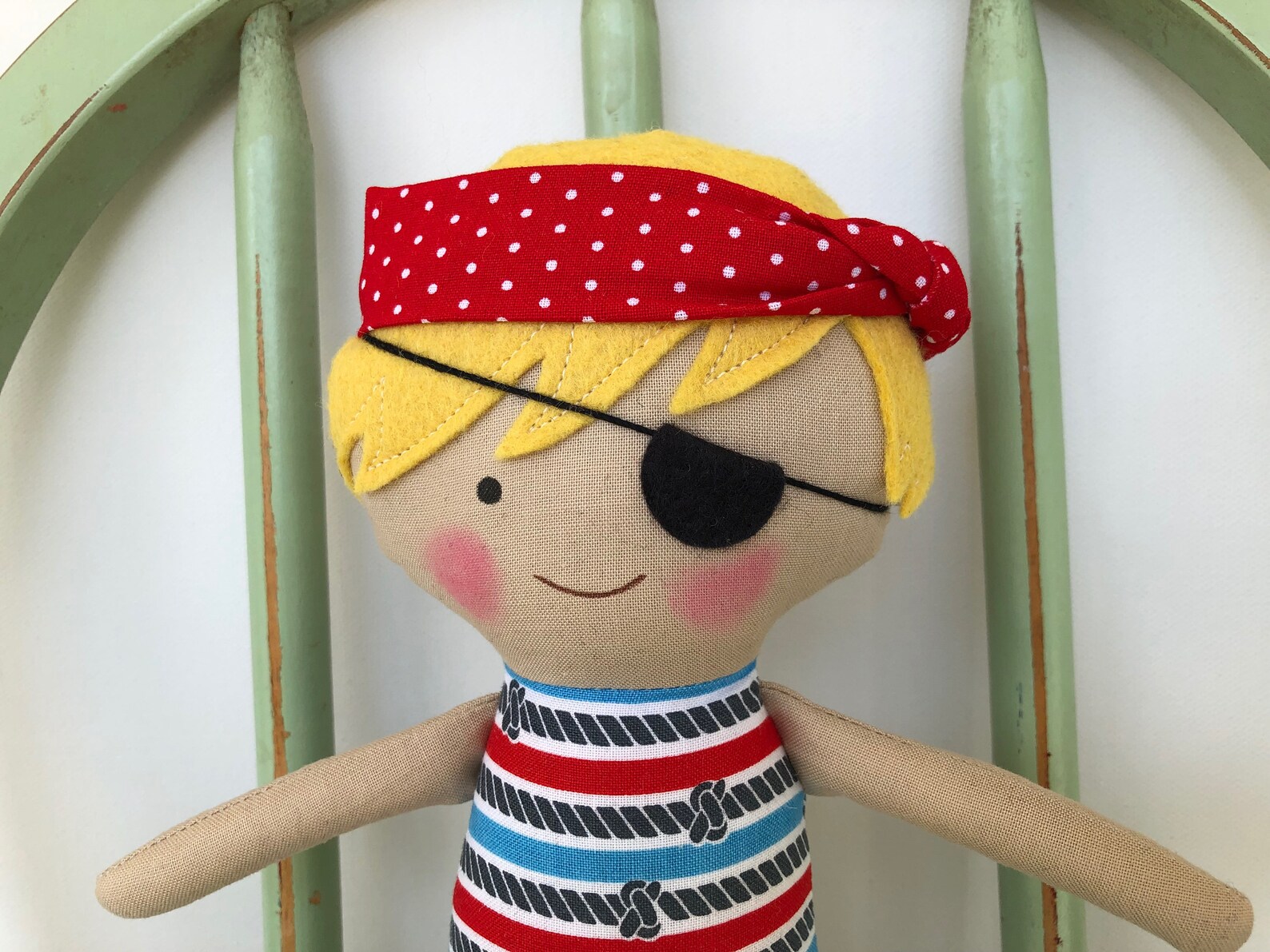 Pirate Boy Rag Doll Perfect for Imaginative Play | Etsy