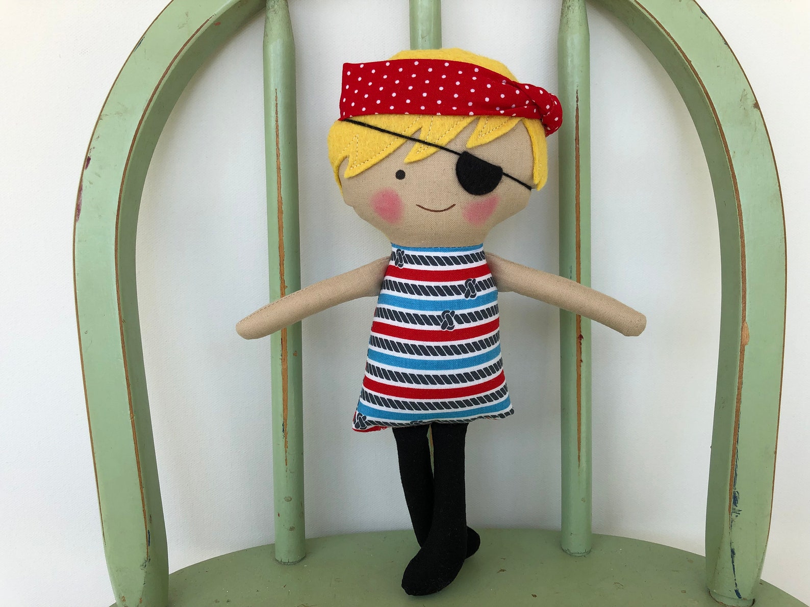 Pirate Boy Rag Doll Perfect for Imaginative Play | Etsy