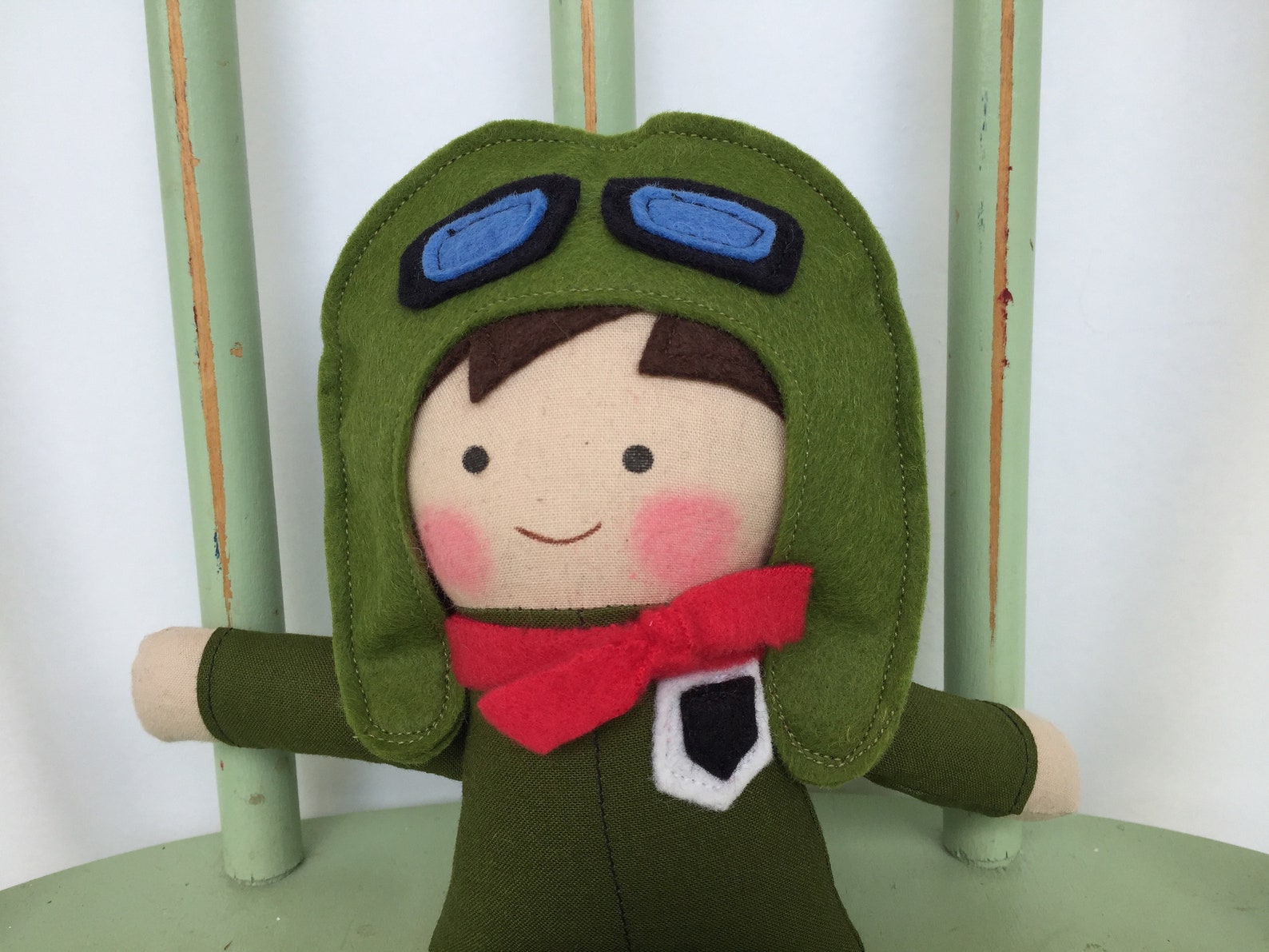 Aviator Little Boy Rag Doll Perfect for Imaginative Play - Etsy
