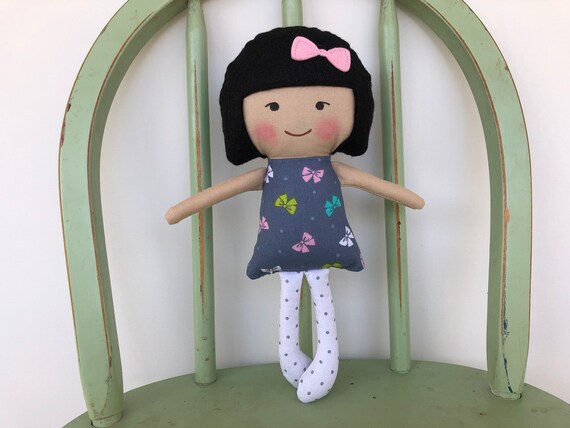 Handmade Asian rag doll perfect size for small hands Toys Dolls ...