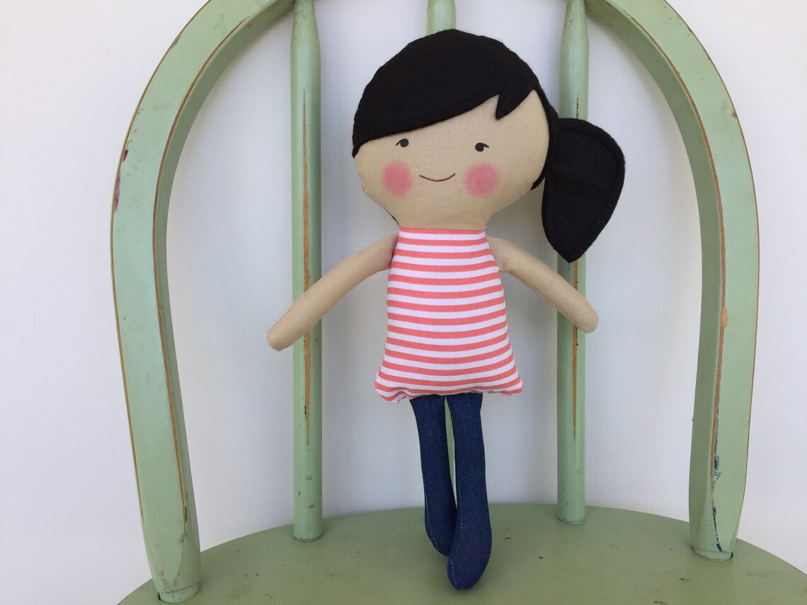 Handmade Asian Rag Doll Perfect Size for Small Hands - Etsy