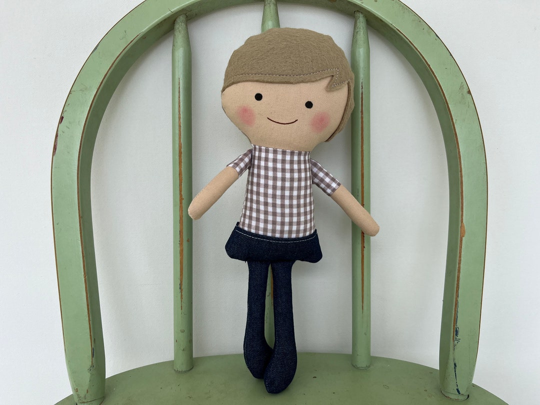 Little Boy, Handmade Rag Doll, Perfect for Imaginative Play - Etsy