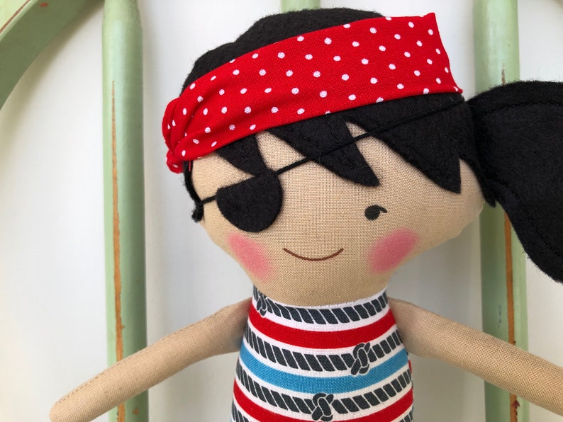 Asian Little Girl Pirate Doll Perfect for Imaginative Play - Etsy