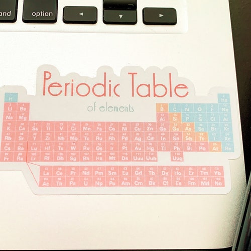 Holographic Periodic Table of the Elements Sticker - Etsy