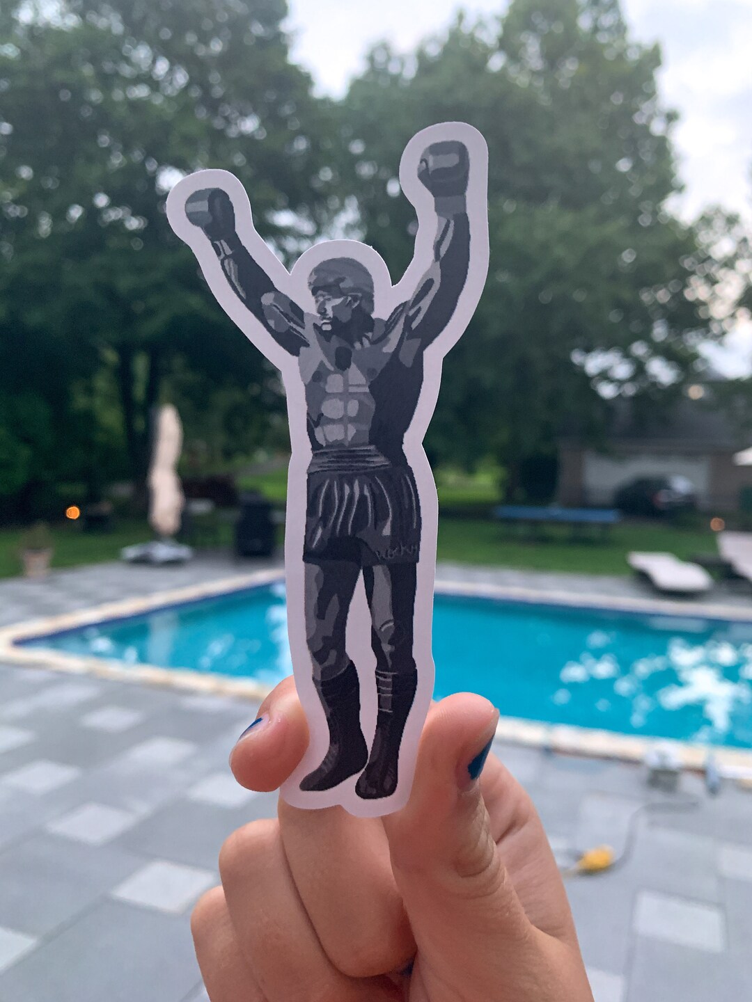 Sticker Statue Rocky Balboa - Etsy Canada