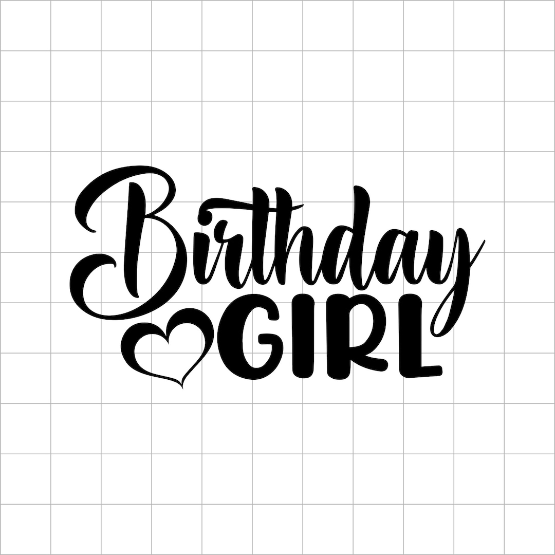 Birthday Girl SVG Birthday Party Birthday T-shirt Birthday Squad Shirts ...