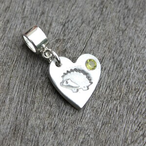 Gemstone Hedgehog Charms, Pandora Animal Charm, Gemstone Animal Charm ...
