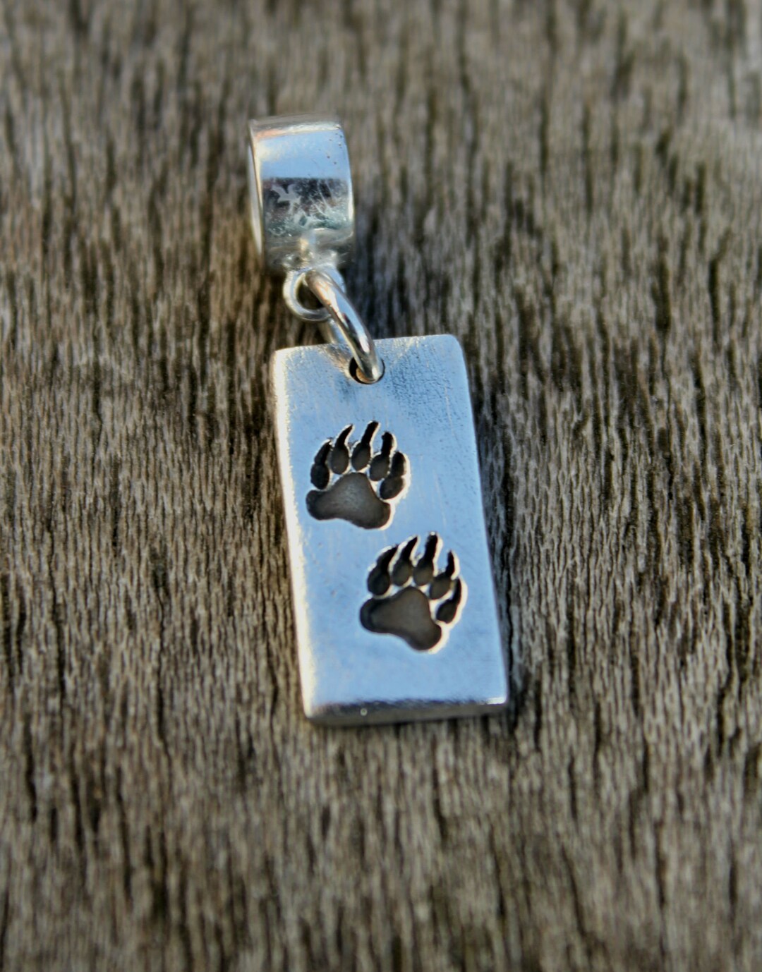 Badger Tracks Charm, Wildlife Tracks Charm, Wildlife Jewellery, Animal ...
