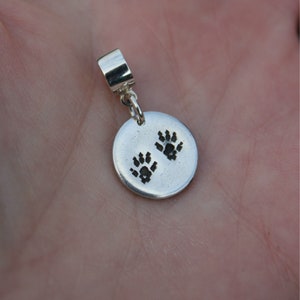 Hedgehog Footprints Charm, Hedgehog Tracks Charm, Hedgehog Feet Charm ...