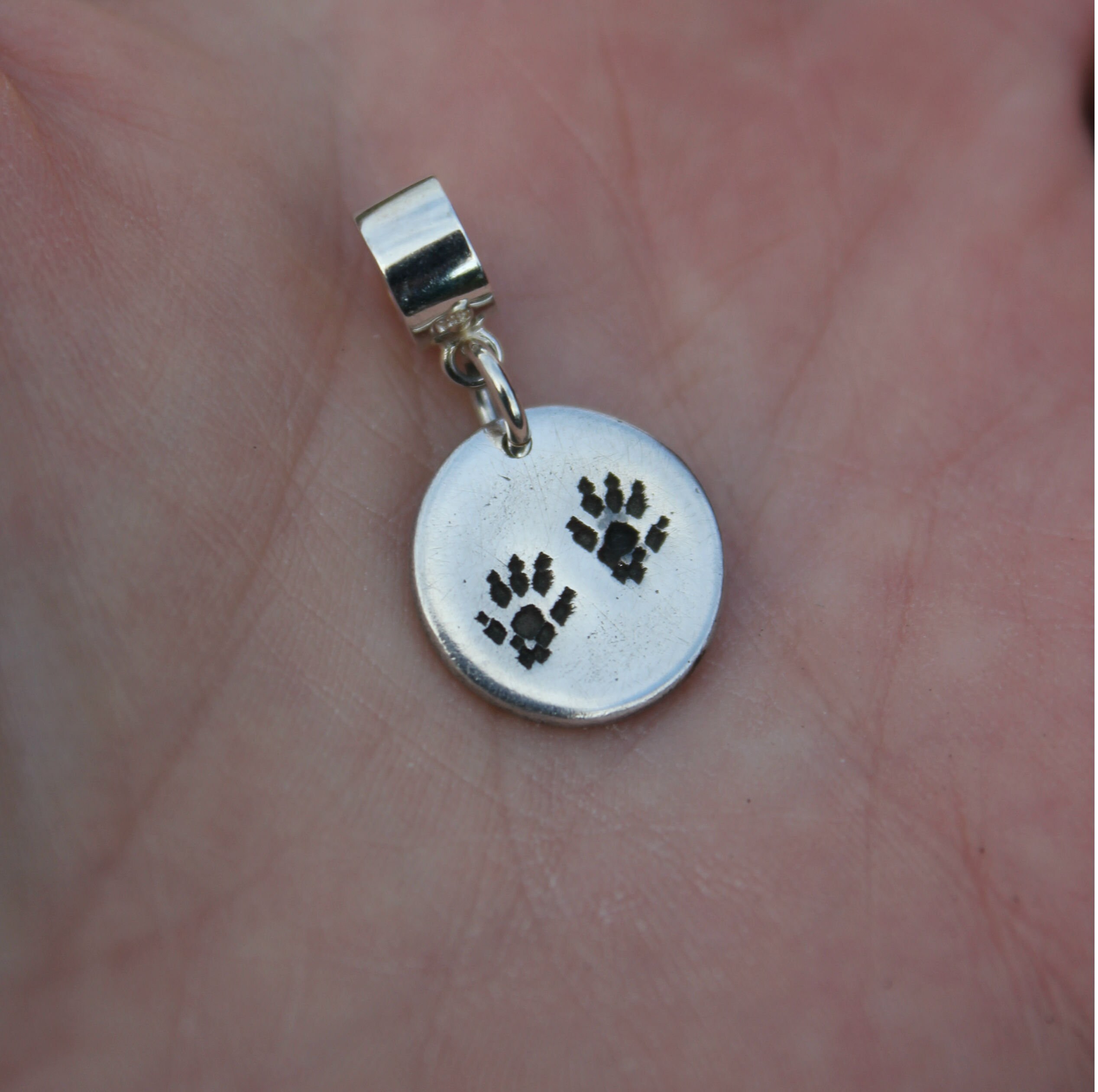 Hedgehog Footprints Charm Hedgehog Tracks Charm Hedgehog - Etsy UK