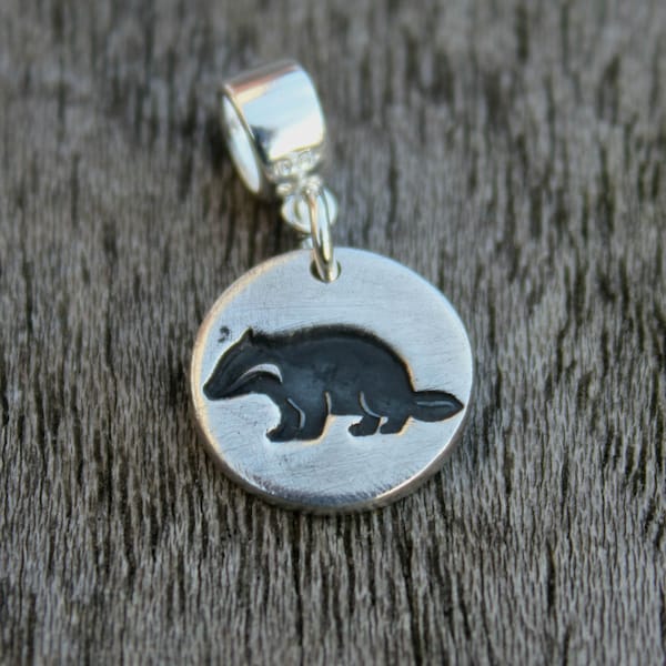 Badger Charm - Etsy