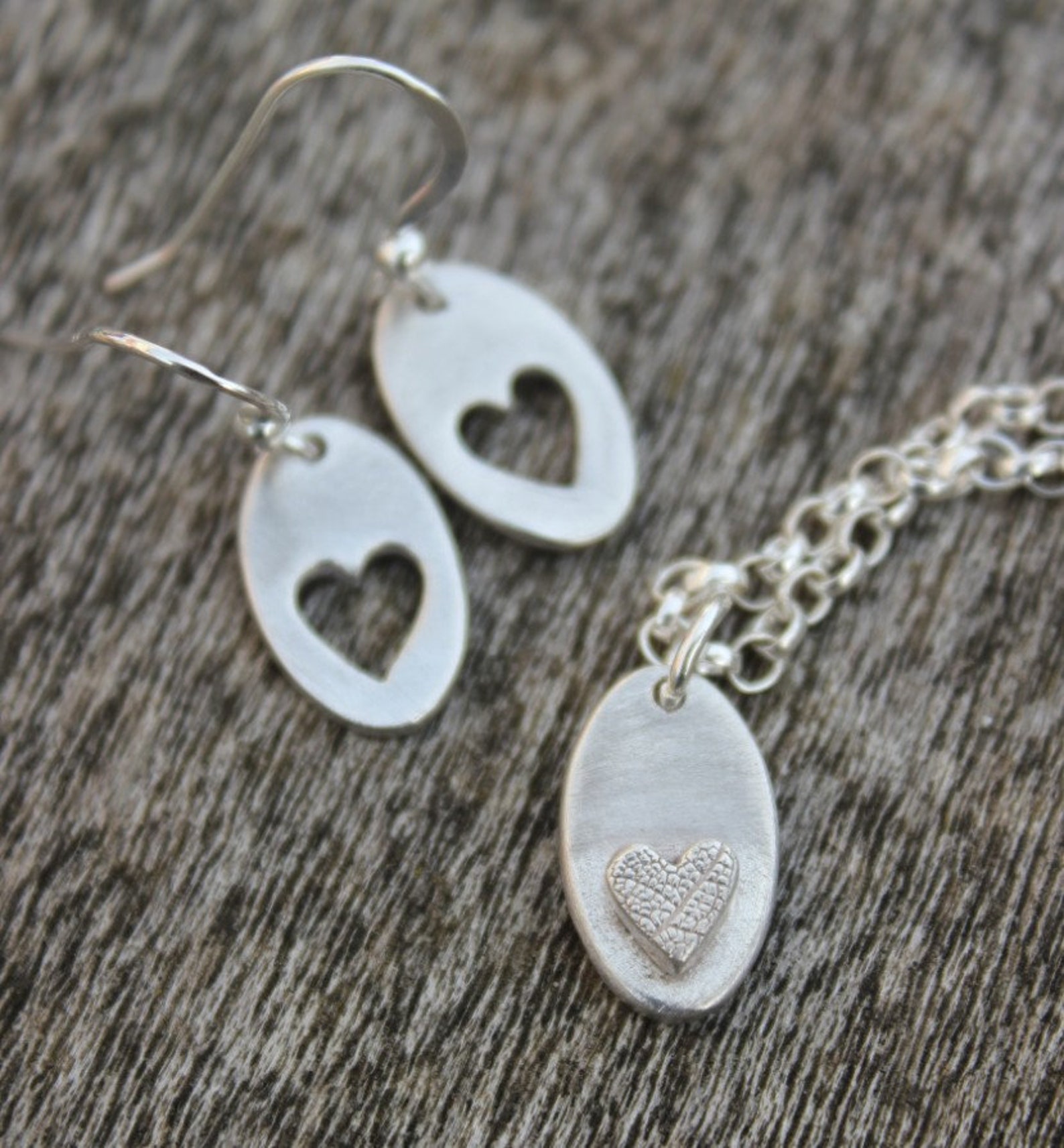 Cut Out Heart Earrings Wedding Earrings Bridal Earrings - Etsy