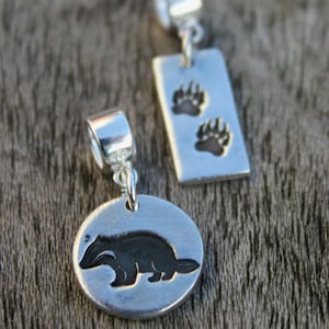 Pandora Badger Charm, Pandora Wildlife Charm, Animal Charity Jewellery ...