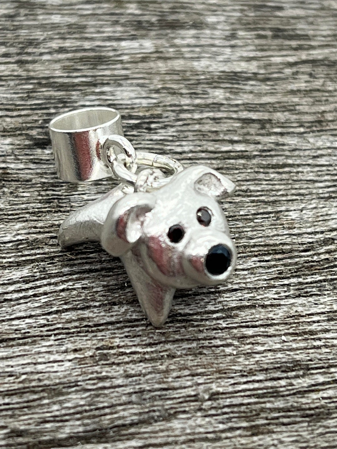 Pandora Dog Charm Handmade in Silver. This Cute Dog Charm is the ...