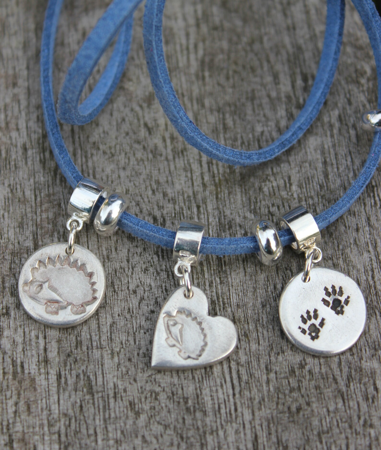 Hedgehog Footprints Charm Hedgehog Tracks Charm Hedgehog - Etsy UK