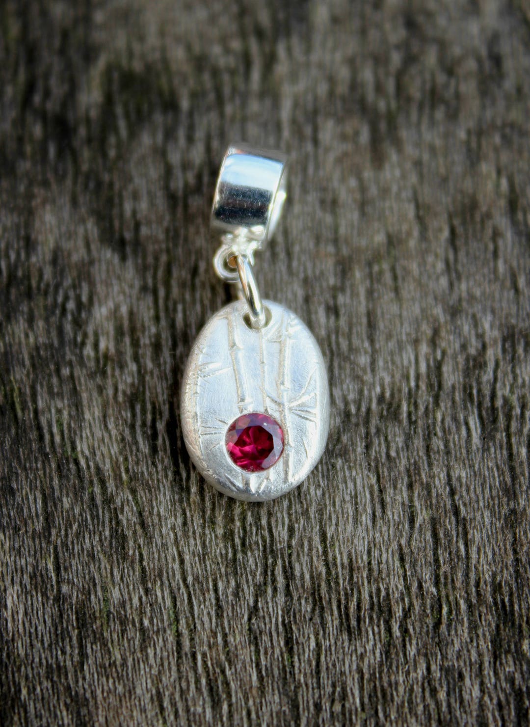 Garnet Pandora Charm, Pandora Birthday Charm,, Garnet Silver Charm ...