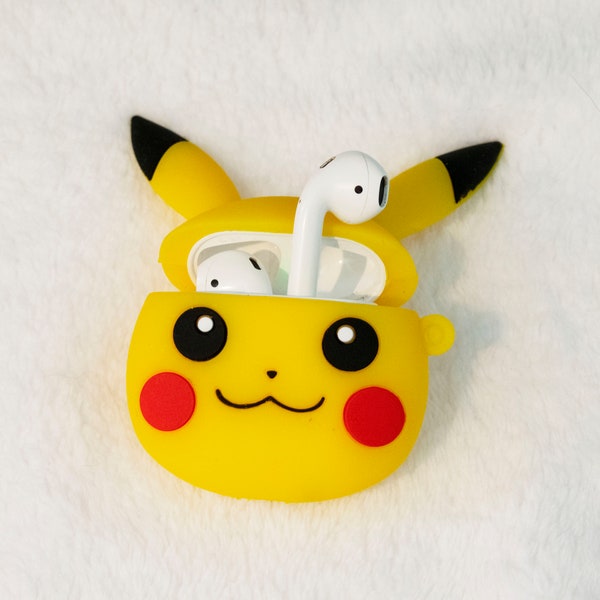 Pikachu Airpods Case - Etsy