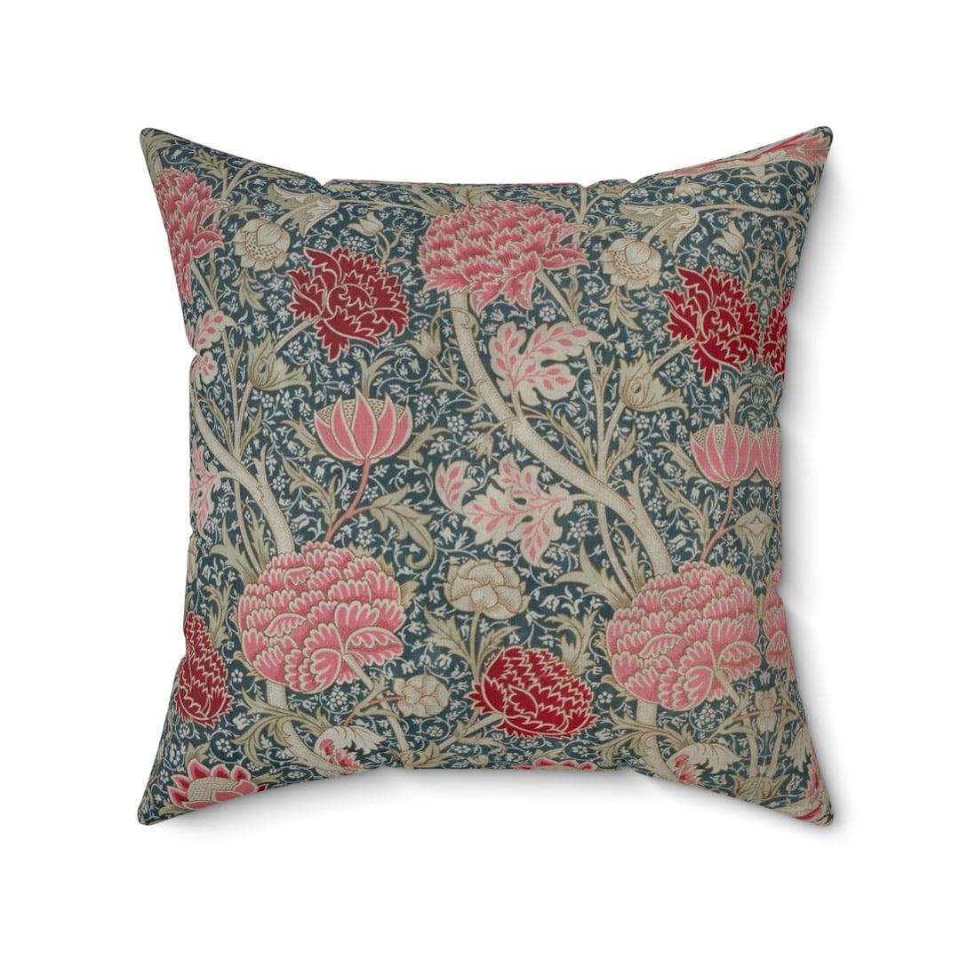 William Morris Throw Pillow Cover, Morris Art Cushion Cover, Art ...