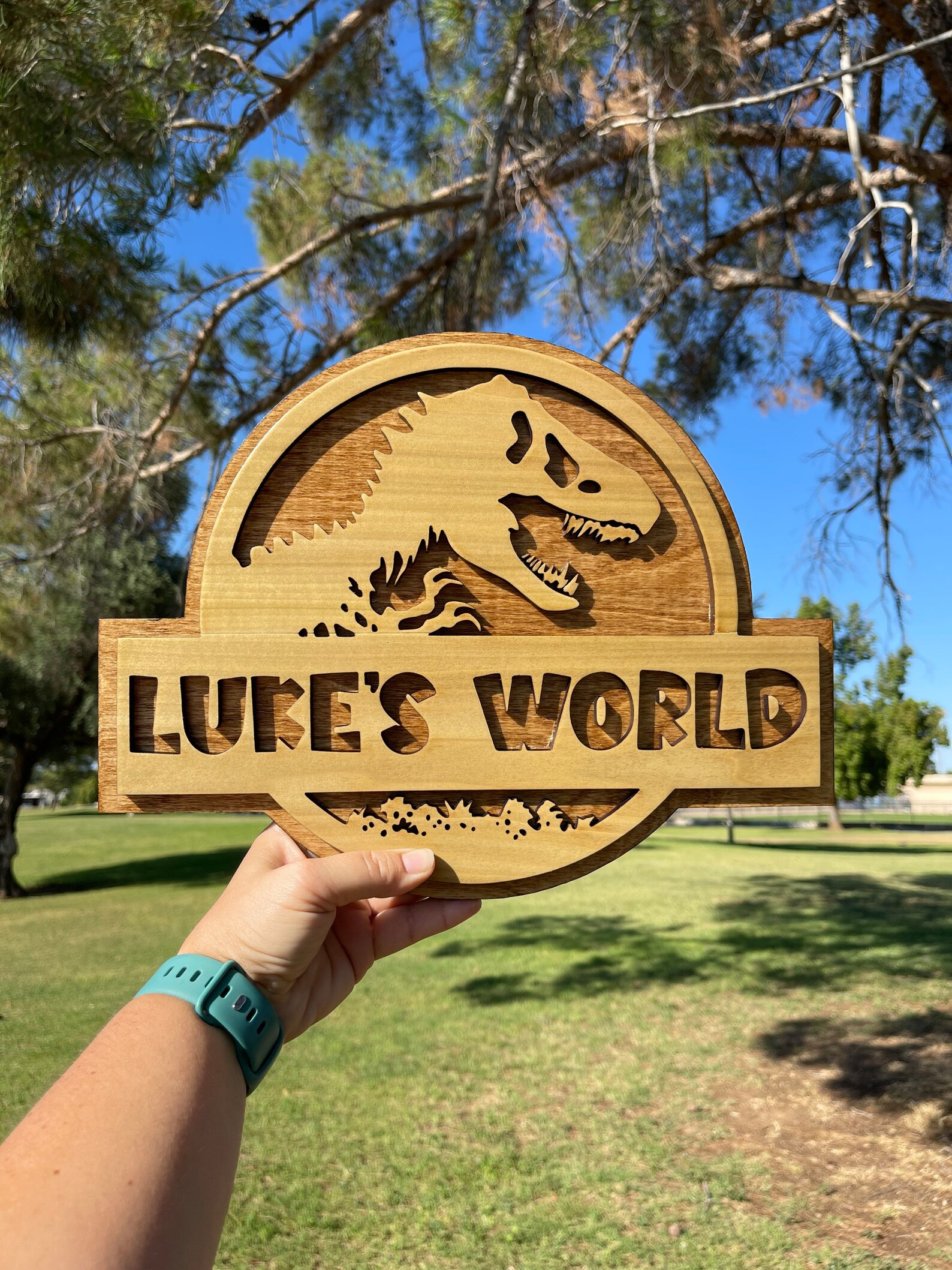 Personalized Jurassic World Sign | Etsy