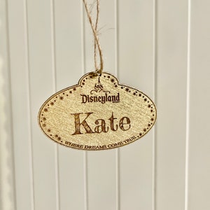 Disney Cast Member Name Tag Custom - Etsy