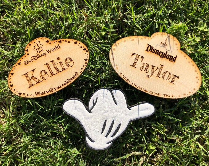 Disney Cast Member Name Tag Custom - Etsy
