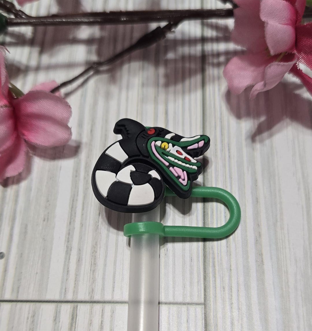 Sandworm Beetle Man Straw Topper Straw Cover Beverage Protection - Etsy