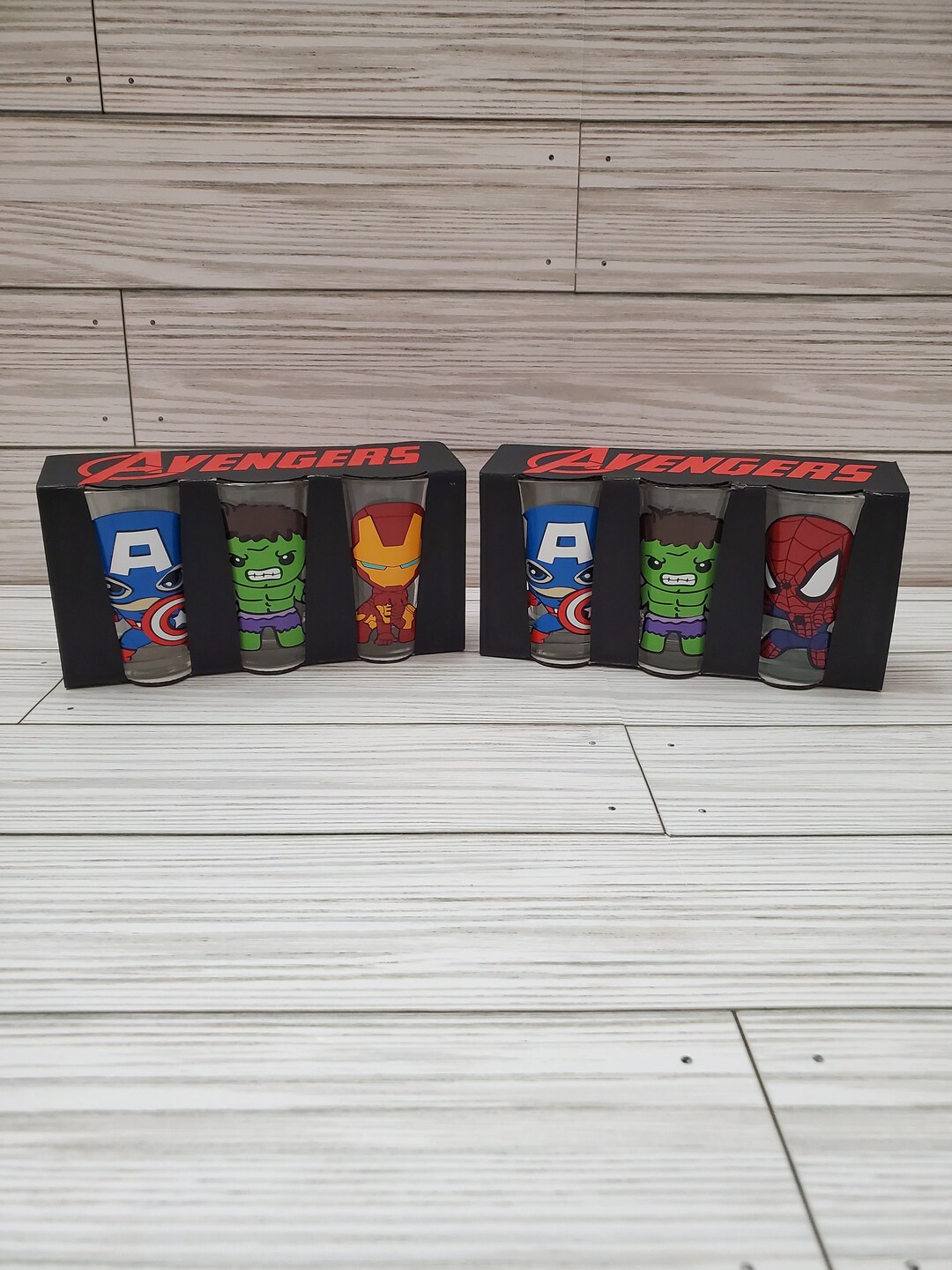 Superhero Shot Glass Set Drink Glass Gift - Etsy