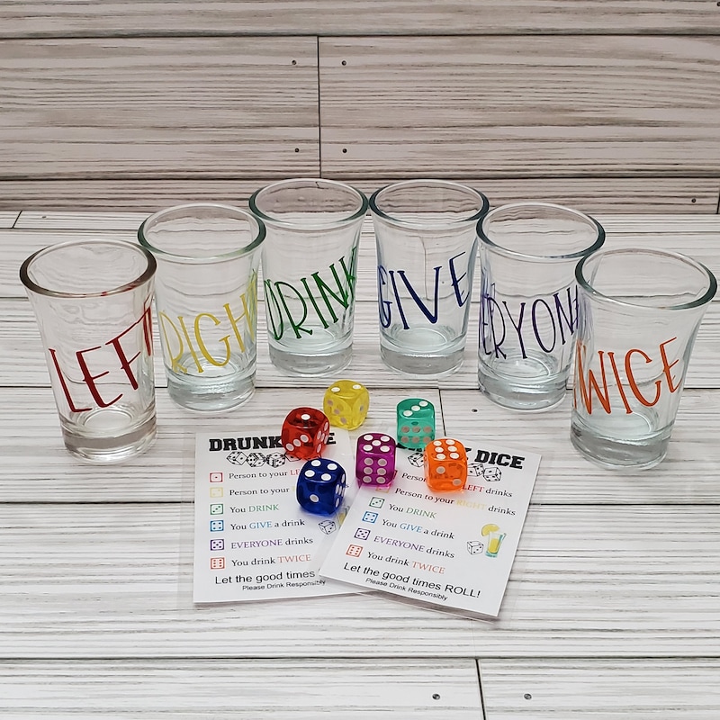 Uno Shot Glass Svg - Etsy