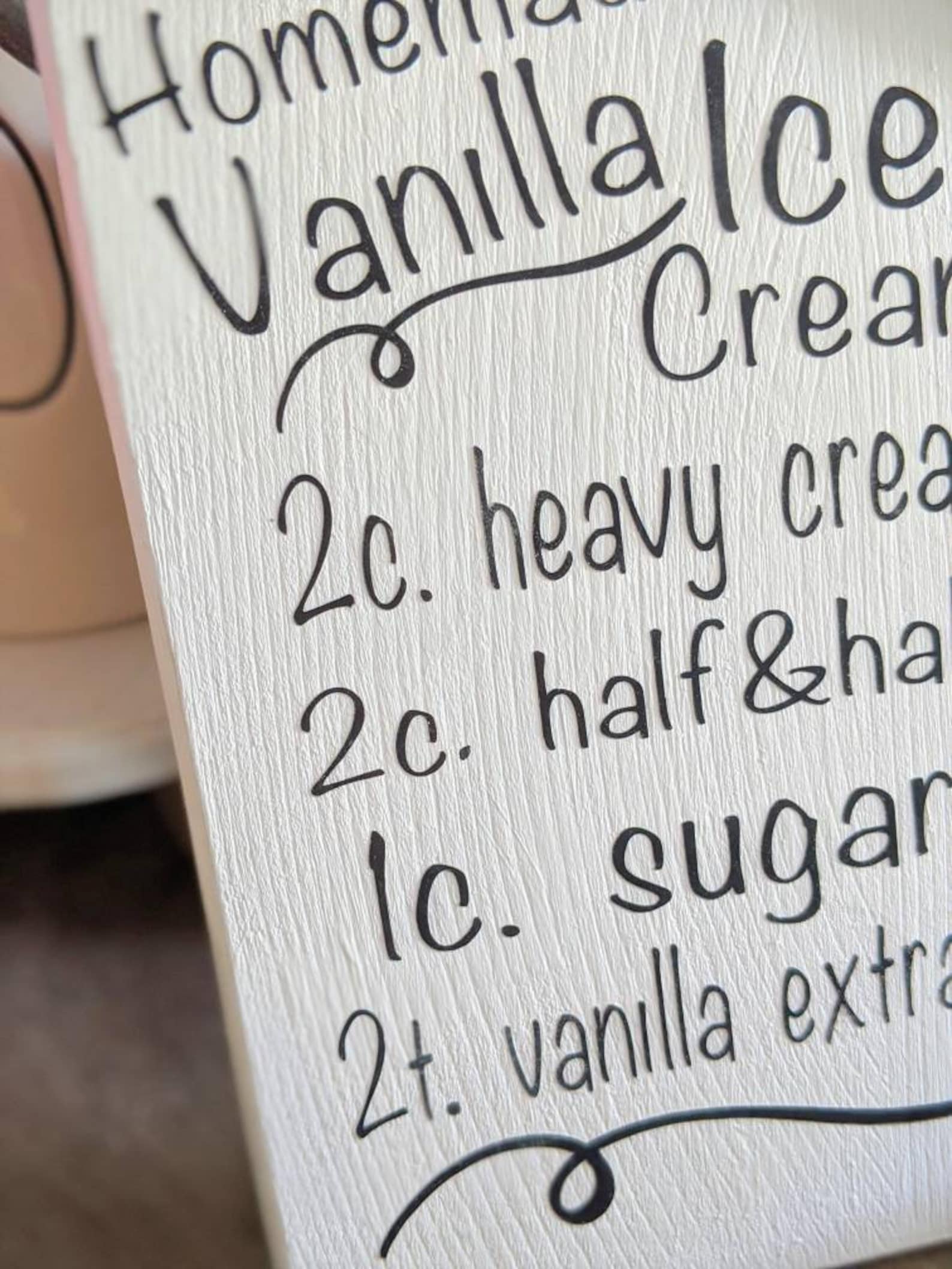 Ice Cream Sign Mini Cutting Board Ice Cream Tiered Tray - Etsy