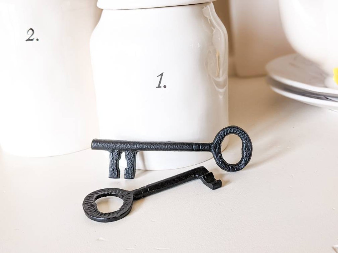 Cast Iron Skeleton Key, Old Key, Antique Key, Decorative Key, Vintage ...