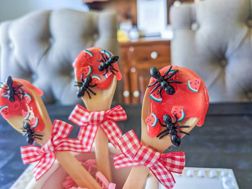 Fake Watermelon Mini Spoon Watermelon Tiered Tray Decor | Etsy