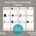 Printable Dog Lover Calendar| Portrait Calendar| Printable Calendar ...