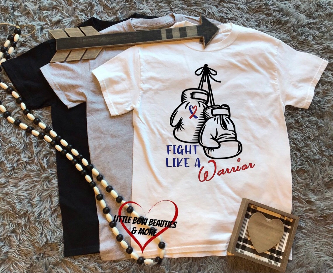 Fight Like a Warrior CHD Awareness Top - Etsy
